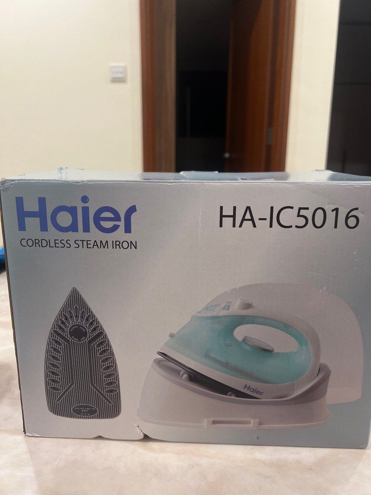 Brand new Haier cordless steam iron, TV & Home Appliances, Irons ...