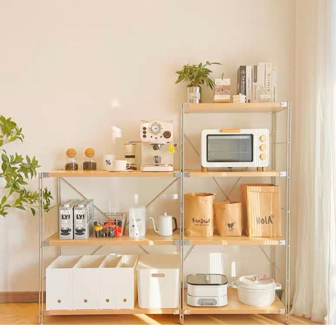 【Brand New/Instock】JOJANG Japan Organiser Display Design Wooden Shelf ...