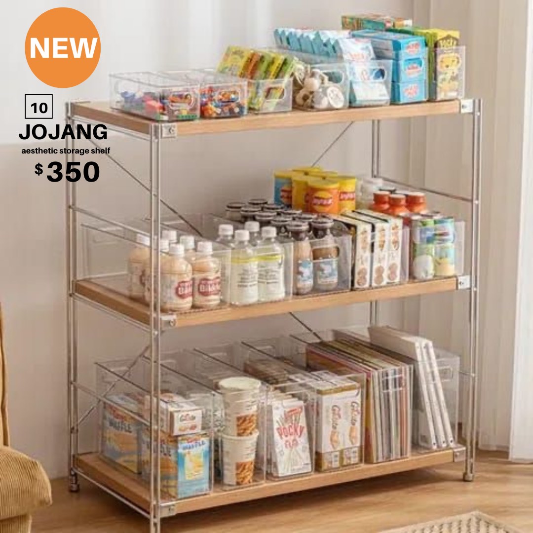 【Brand New/Instock】JOJANG Japan Organiser Display Design Wooden Shelf ...