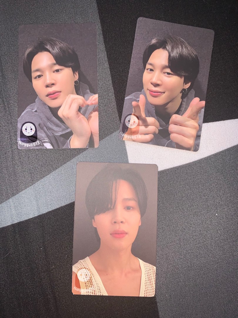 BTS Jimin Face Photocards on Carousell