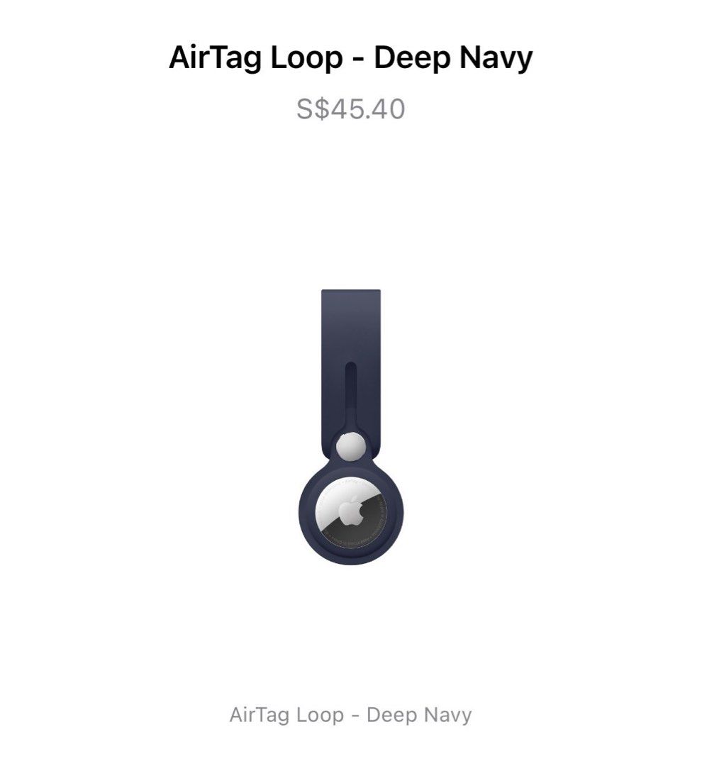 *RESERVED* BUNDLE $65 AUTHENTIC NEW APPLE AIRTAG AND AIRTAG LOOP DEEP ...