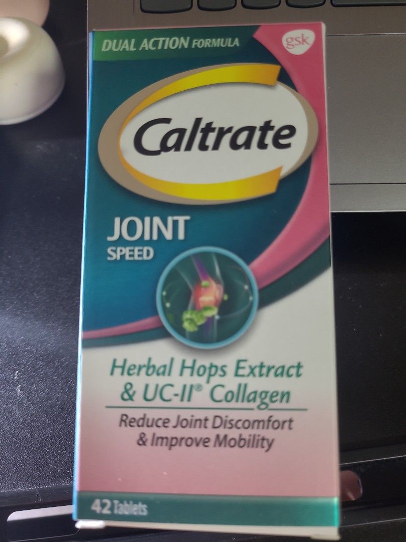 Caltrate UC-II Collagen & herbal hops extract 42 tabs, Health ...