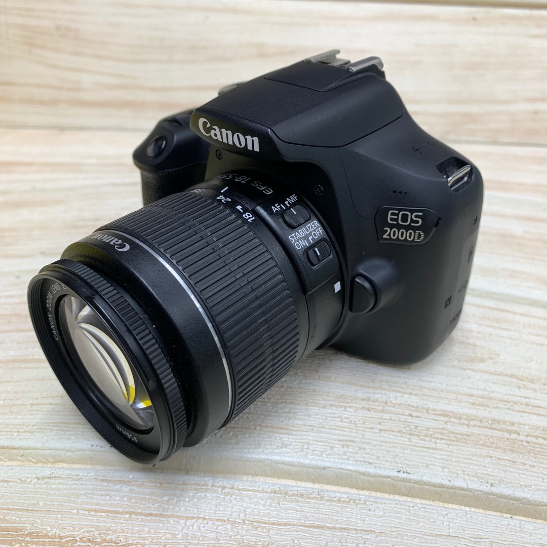 Canon eos 2000d with 18-55mm kit DSLR | 24mp wifi & nfc ready on Carousell