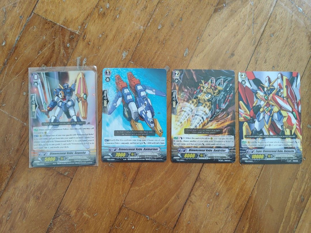 CARDFIGHT VANGUARD Dimension Police Deck, Hobbies & Toys, Toys & Games ...