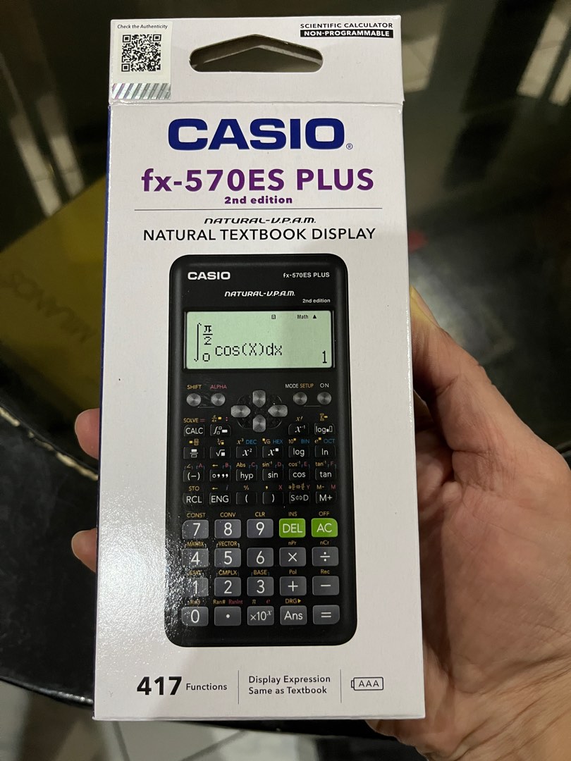 Casio Fx 570 es plus brand new, Mobile Phones & Gadgets, Other Gadgets ...