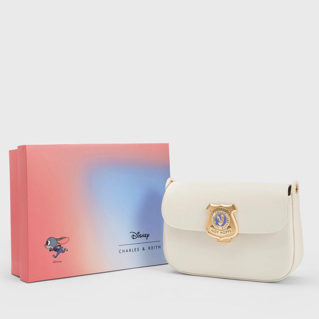 Charles and Keith Judy Hopps Metallic Accent Shoulder Bag on Carousell