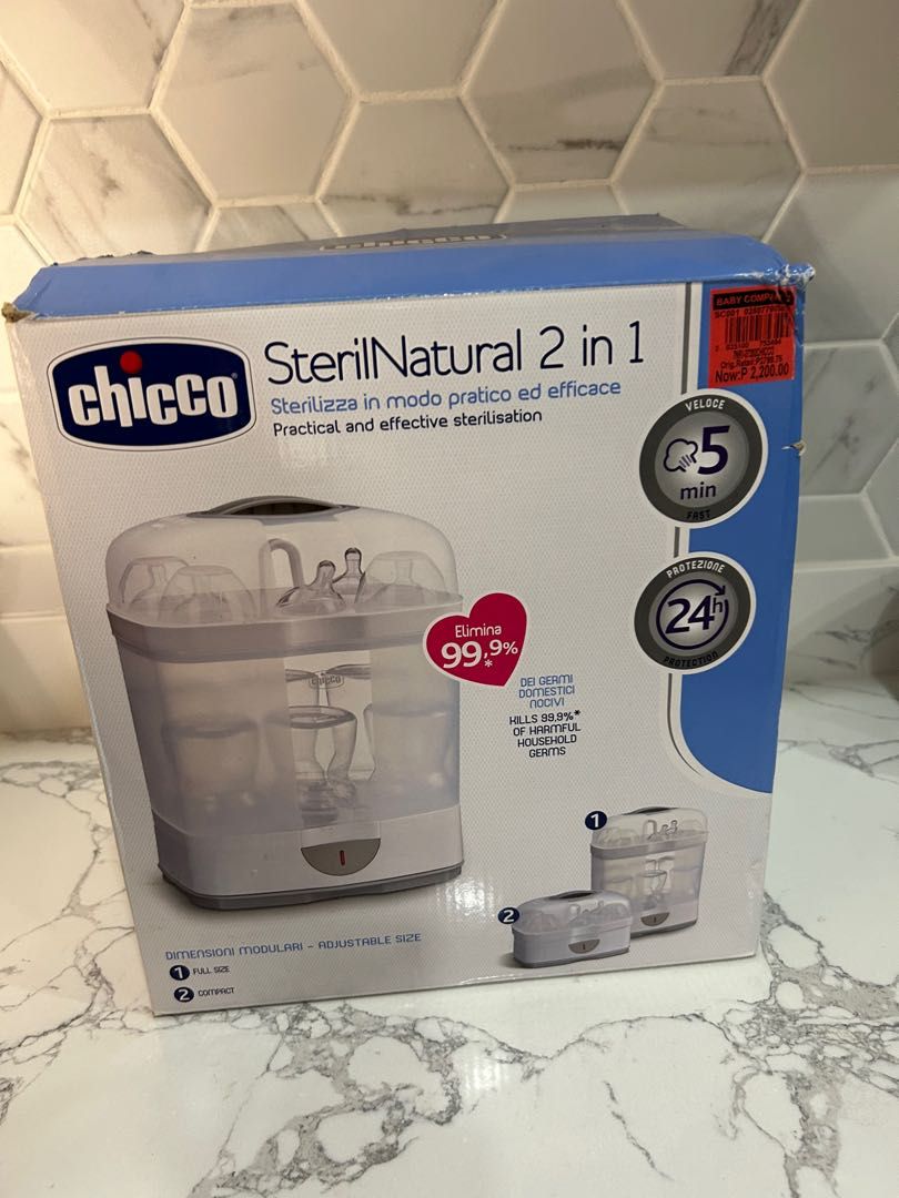 Chicco 2 in 1 sterilizer, Babies & Kids, Nursing & Feeding ...
