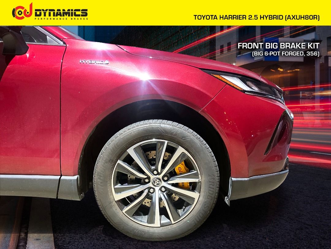 CJ DYNAMICS FRONT BIG BRAKE KIT (BIG 6-POT FORGED, 356) ON TOYOTA ...