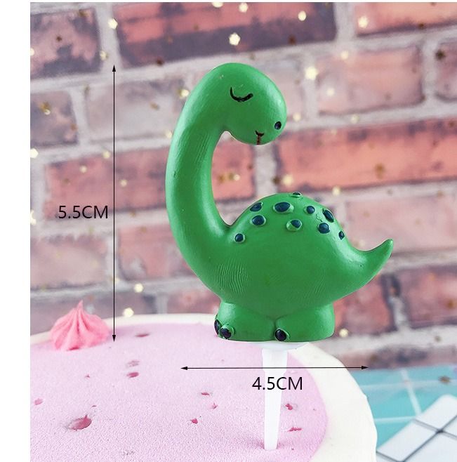 (Clay topper) DInosaur Safari animal figurine cake topper in lion ...