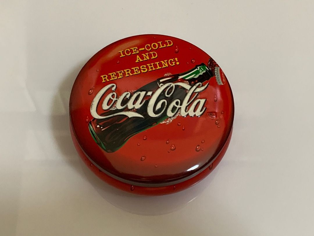 Coca Cola Round Tin Box Collectibles (Original Theme), Hobbies & Toys ...