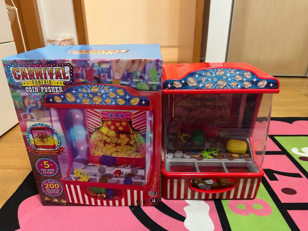Coin pusher Carnival kids toy with box, Hobbies & Toys, Toys & Games on ...