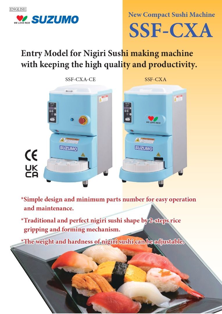 SUZUMO COMPACT SUSHI MACHINE - Nigiri Sushi-making machine, Furniture ...