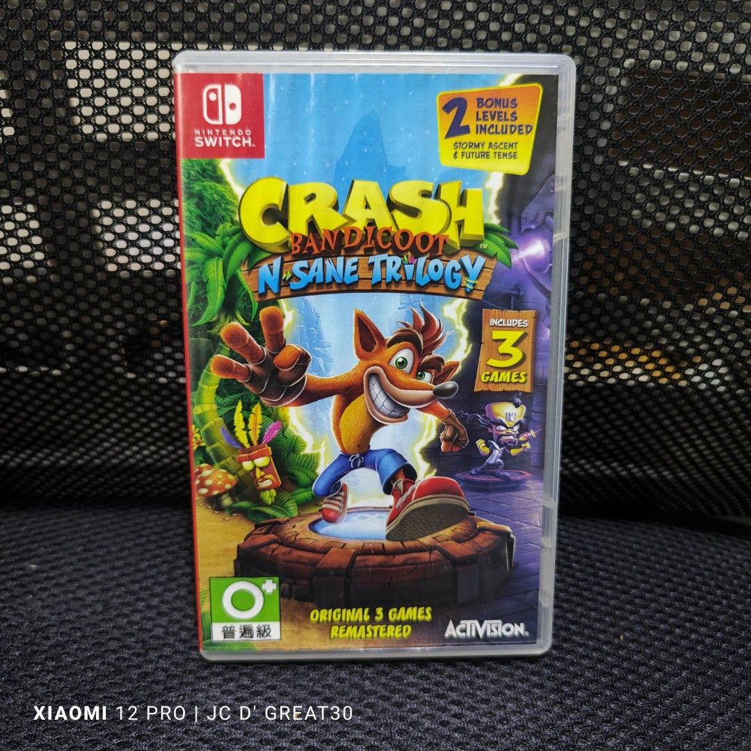 Crash Bandicoot N Sane Trilogy switch game on Carousell Crash Bandicoot N Sane Trilogy switch game on Carousell