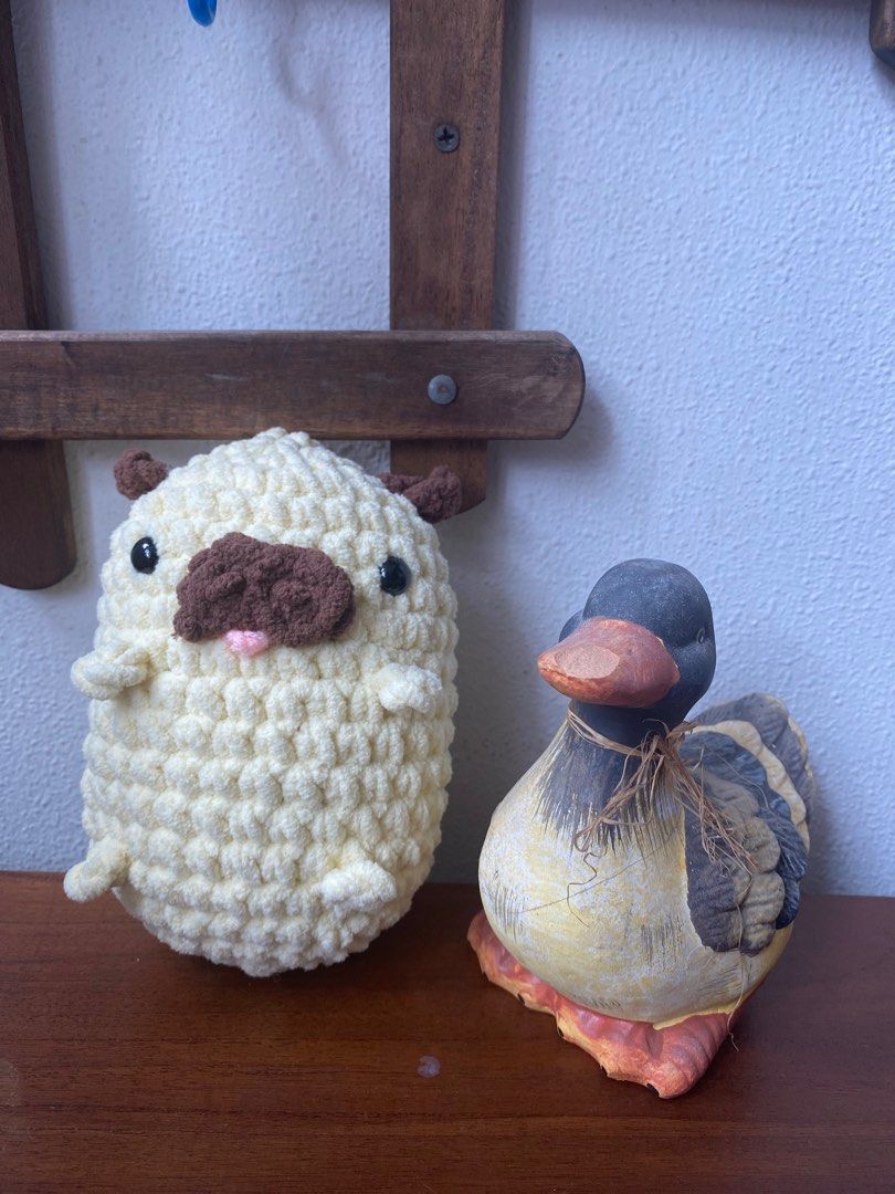 Crochet Potato Pug, Hobbies & Toys, Stationery & Craft, Handmade Craft ...