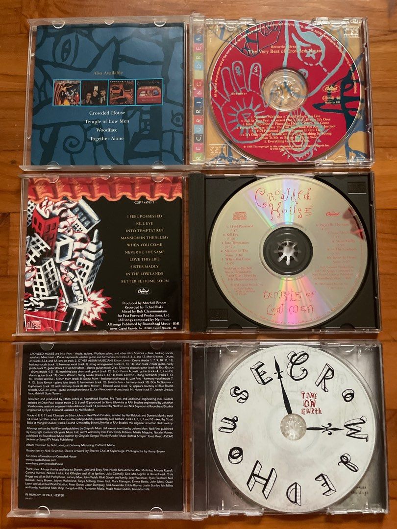Crowded House CD / Greatest Hits CD, Hobbies & Toys, Music & Media, CDs ...