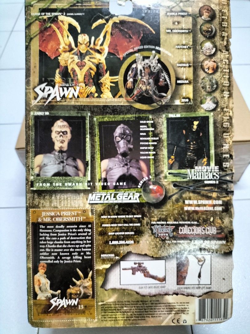 Curse Of The Spawn 'Jessica Priest & Mr Obersmitsh by Todd McFarlane ...