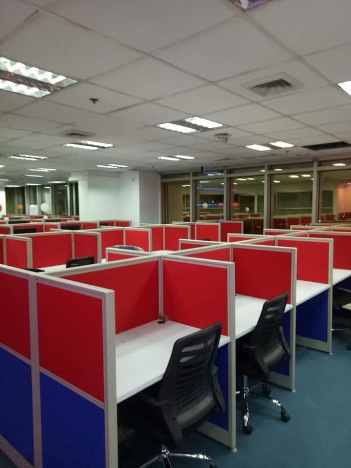 CUSTOMIZED MODULAR WORK STATION OFFICE PARTITION / CUBICLE on Carousell