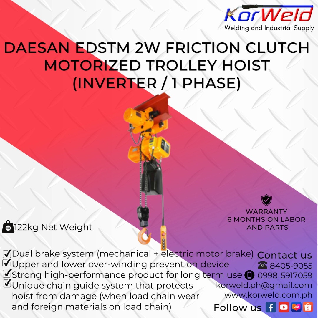 Daesan Friction Clutch Motorized Trolley EDSTM 2W, Commercial ...