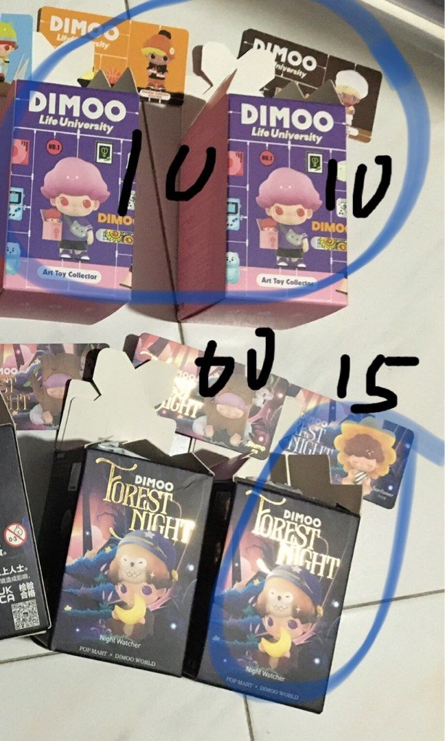 Dimoo blind box sun flower university secret stump, Hobbies & Toys ...