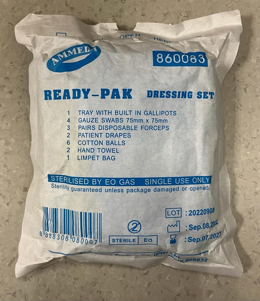 Disposable Sterile Basic Dressing Set, Health & Nutrition, Medical ...