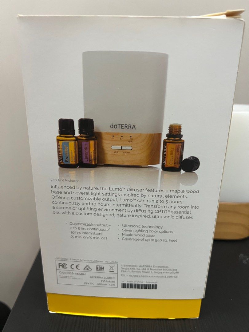 Doterra LUMO aroma diffuser, Furniture & Home Living, Home Fragrance on ...