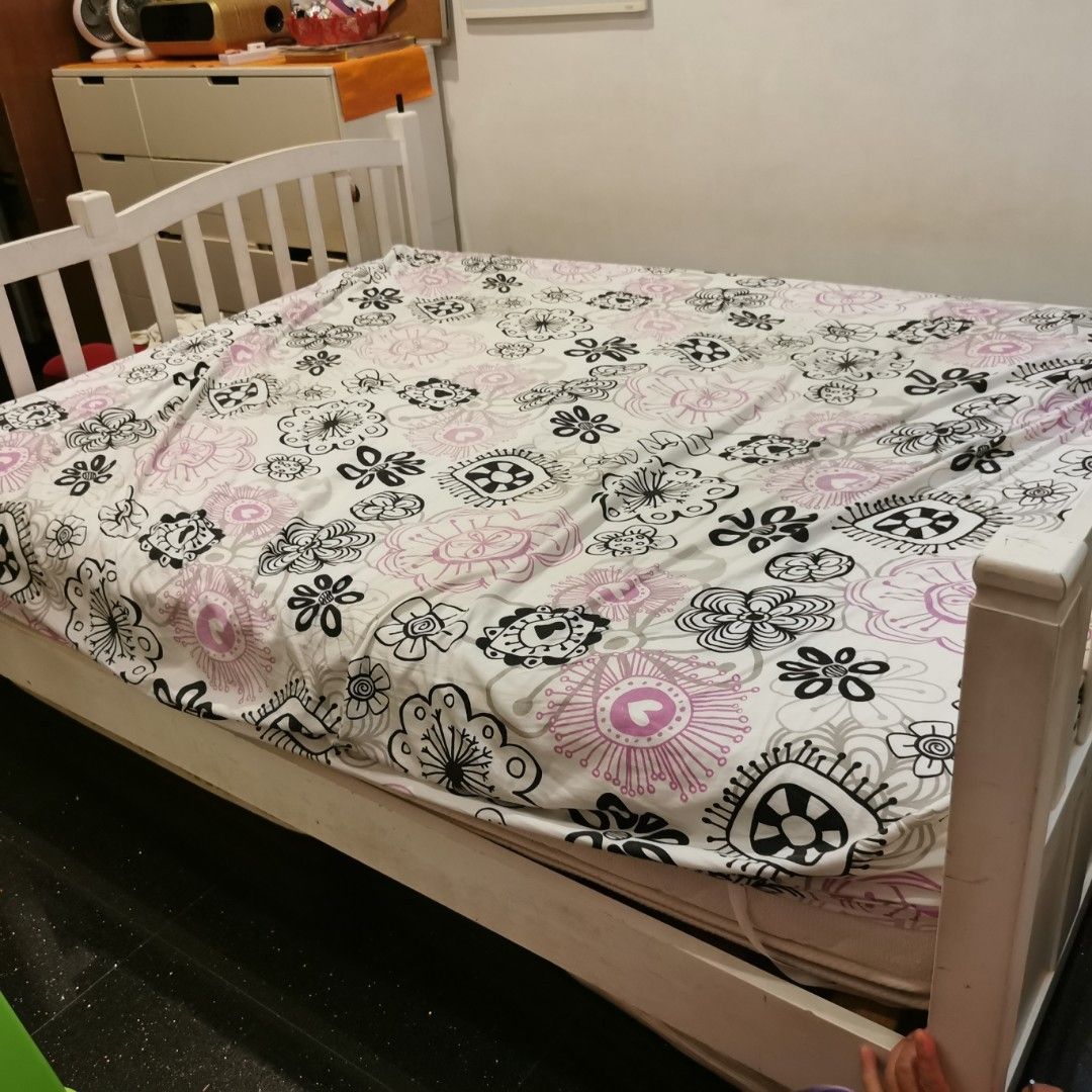 Double decker bed, Furniture & Home Living, Furniture, Bed Frames ...