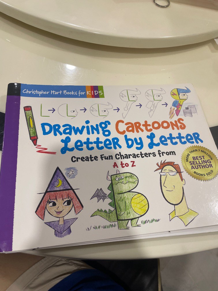 Drawing Cartoons Letter by letter, Hobbies & Toys, Books & Magazines ...