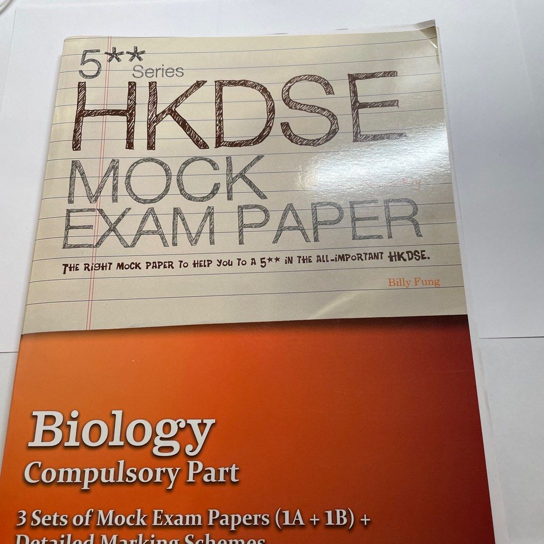 Dse bio | student house mock exam paper, 興趣及遊戲, 書本 & 文具, 教科書 - Carousell