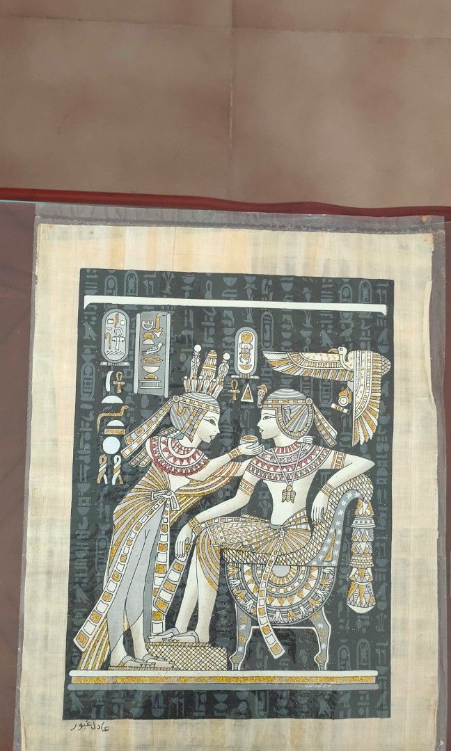 Egypt hand craft painting, Furniture & Home Living, Home Decor, Other ...