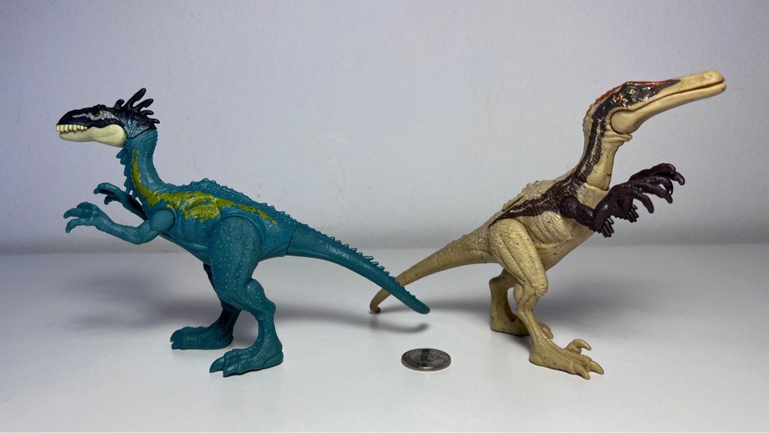 Elaphrosaurus & Austroraptor Jurassic World Mattel Danger pack ...