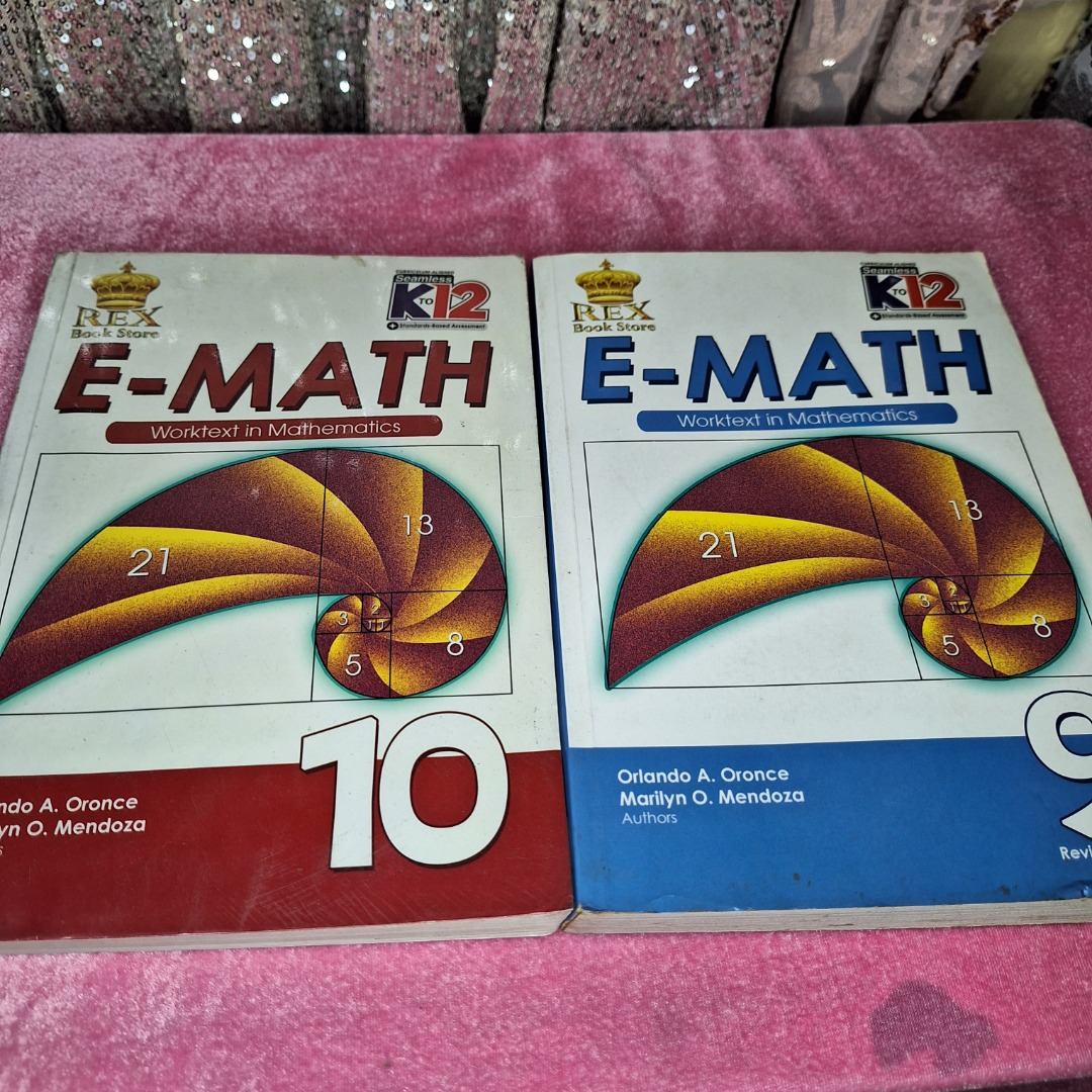 E-MATH WORKTEXT IN MATHEMATICS GRADE 9 & 10, Hobbies & Toys, Books ...
