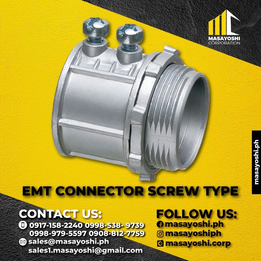 EMT Connector Screw Type, Electrical Metallic Conduit, Commercial ...