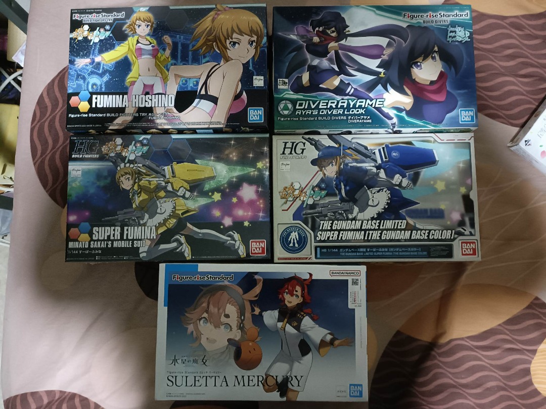 Figure-rise /HG Gundam girls gift set, Hobbies & Toys, Toys & Games on ...
