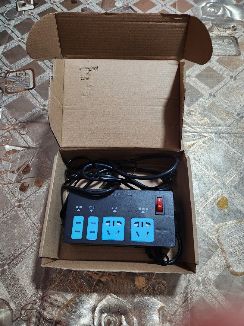 Fish tank control box timer, Pet Supplies, Homes & Other Pet Accessories on Carousell