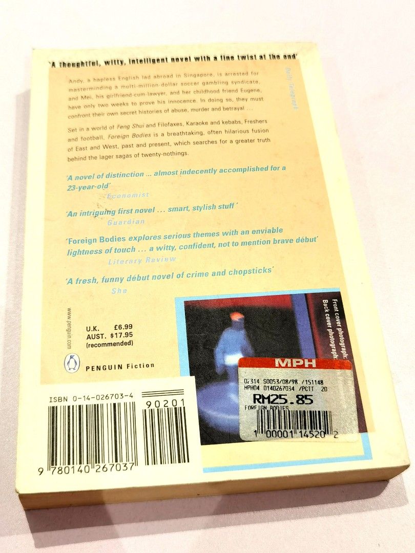 Foreign Bodies Book By Hwee Hwee Tan, Hobbies & Toys, Books & Magazines ...