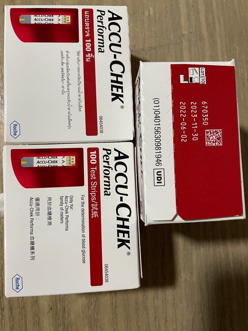 Free Accu-Chek Performa Strips, Health & Nutrition, Medical Supplies ...