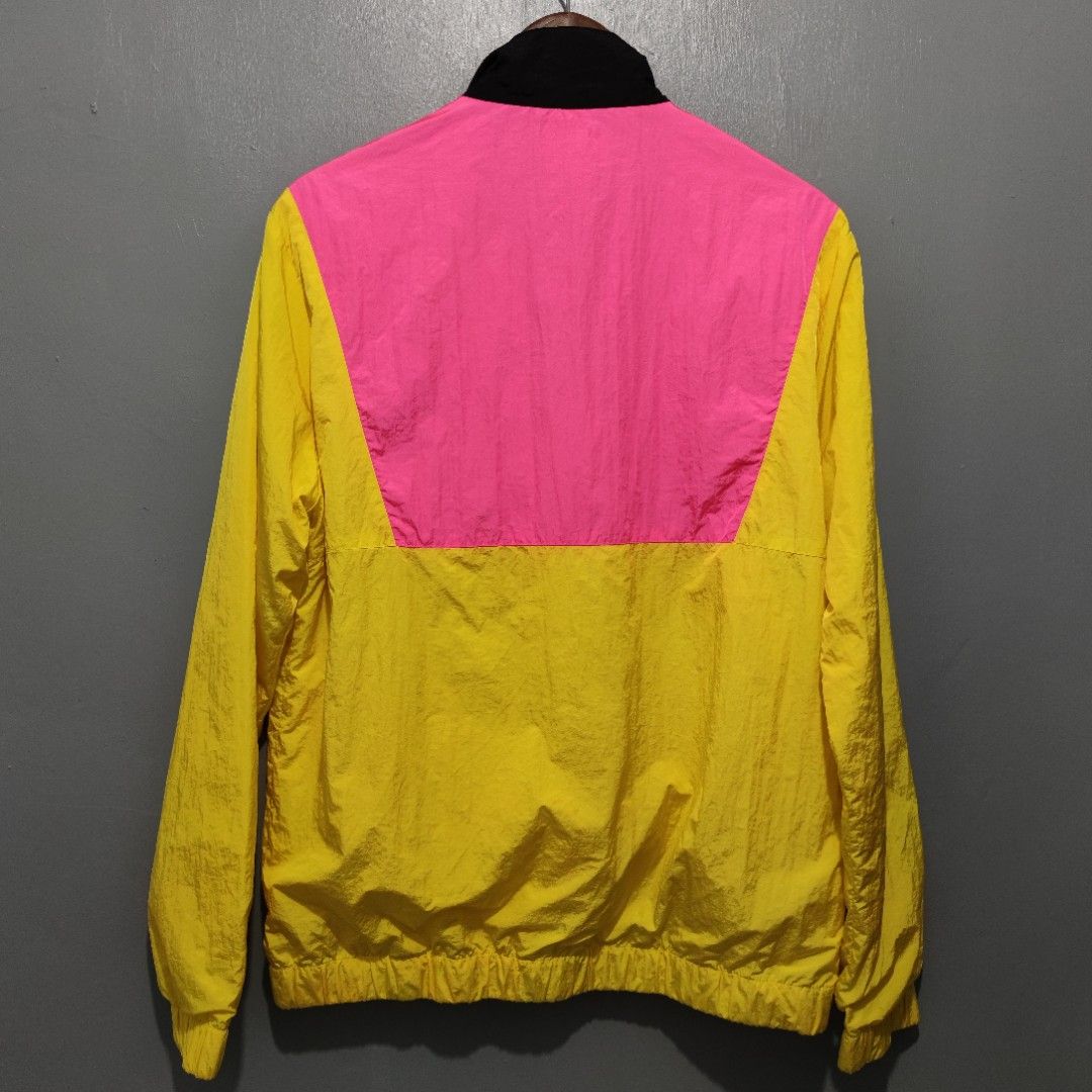 FREE SF | F21 LA GEAR LIGHT WEIGHT NEON QUARTER ZIP WINDBREAKER on ...