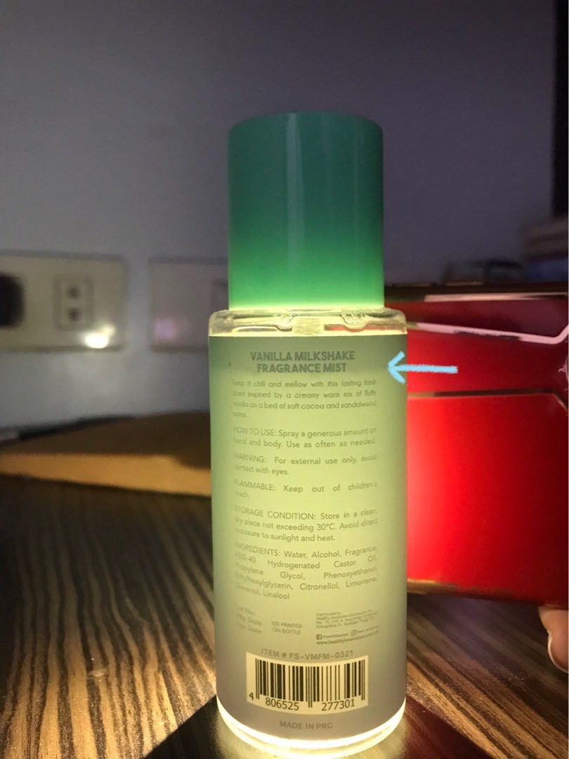 FRESH Scentlab - Vanilla Milkshake Fragrance Mist, Beauty & Personal ...