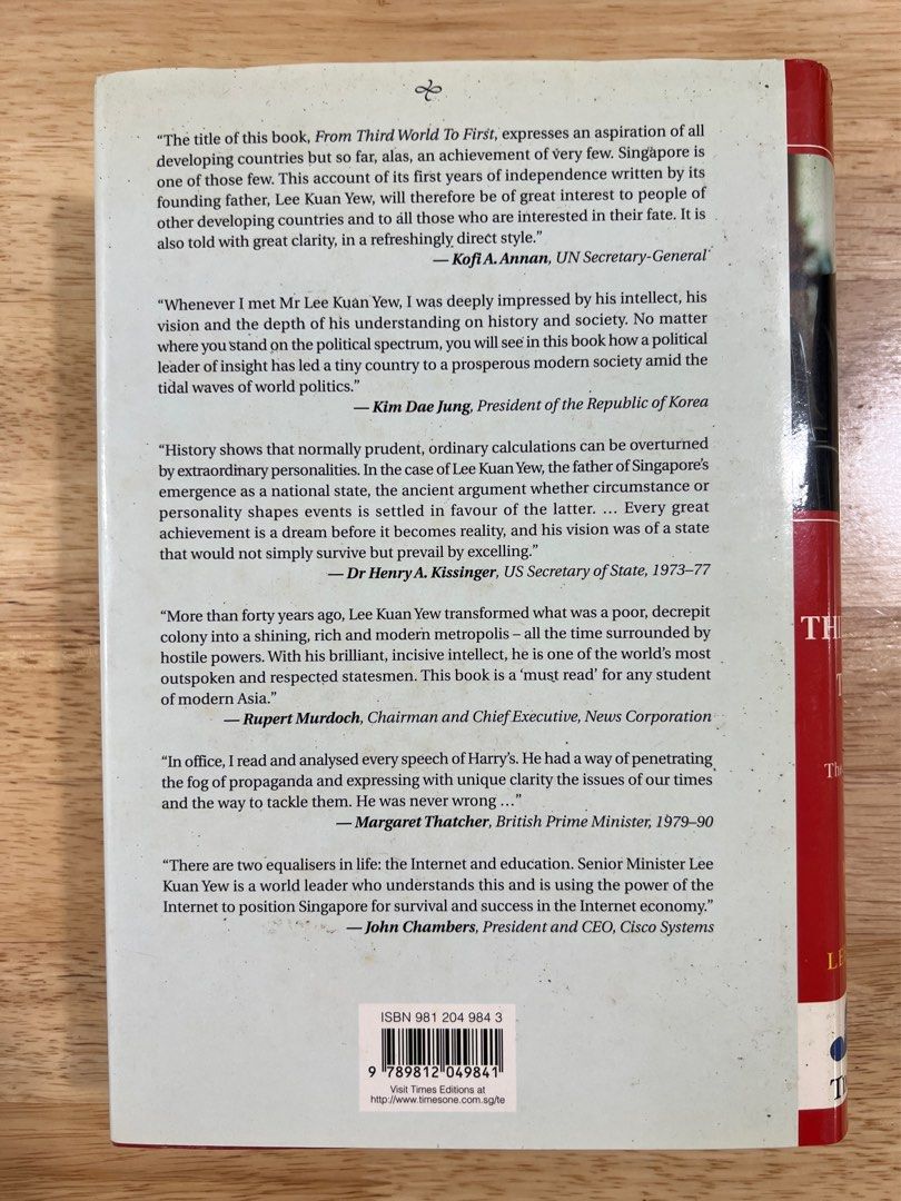 From Third World To First Memoirs Of Lee Kuan Yew Hobbies And Toys