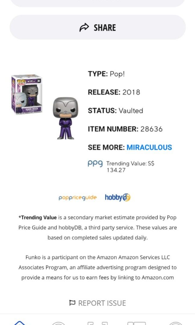 Funko pop hawk moth miraculous, Hobbies & Toys, Toys & Games on Carousell