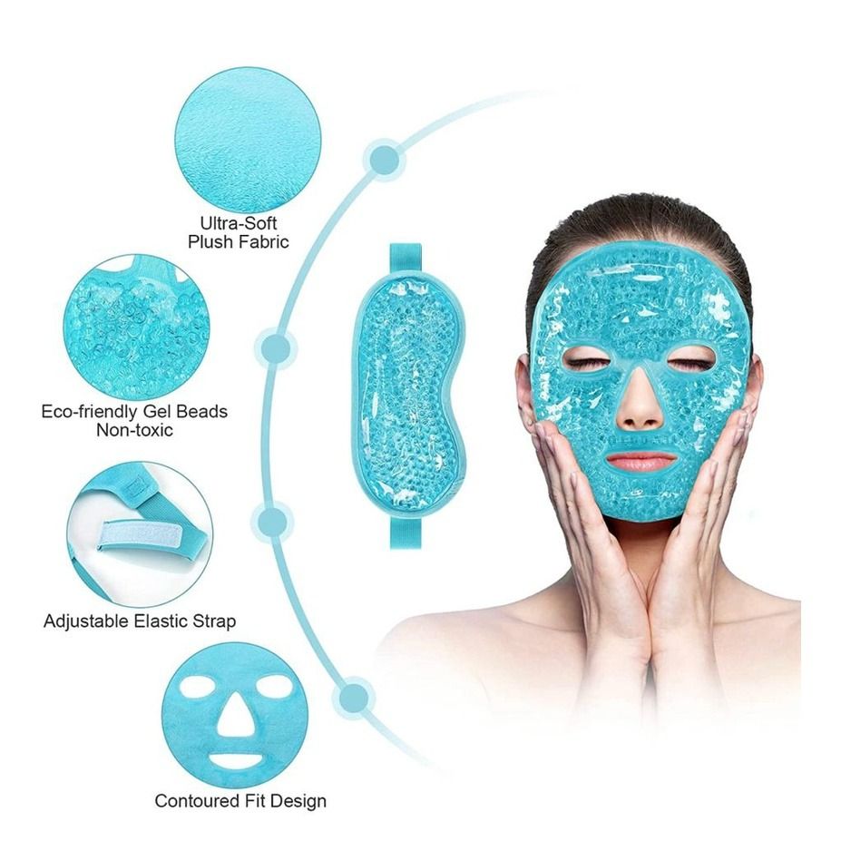 Gel Hot Ice Pack Cooling Face Mask, Beauty & Personal Care, Face, Face ...