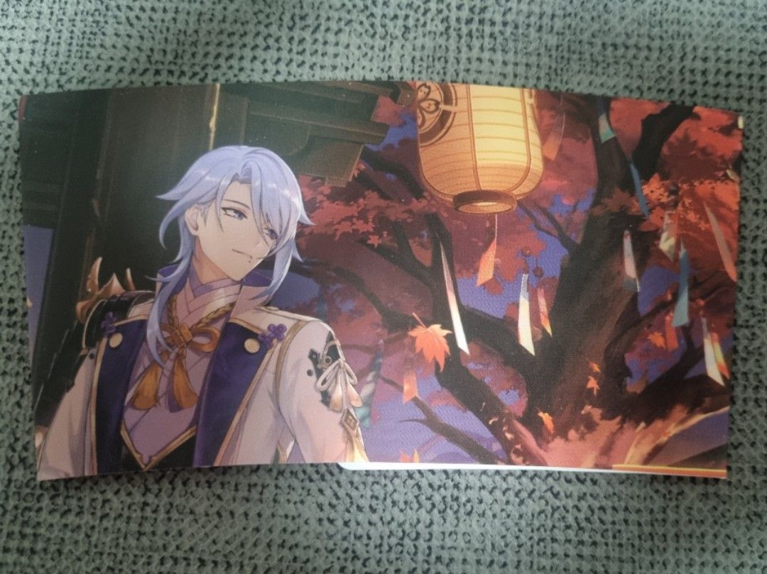 Genshin LiHo Ayato cup sleeves, Hobbies & Toys, Memorabilia ...