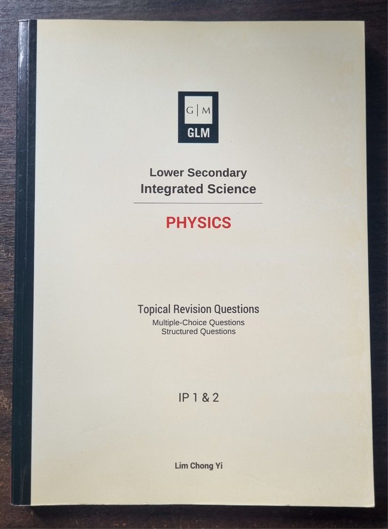 GLM Lower Secondary IP Physics assessment book, Hobbies & Toys, Books ...