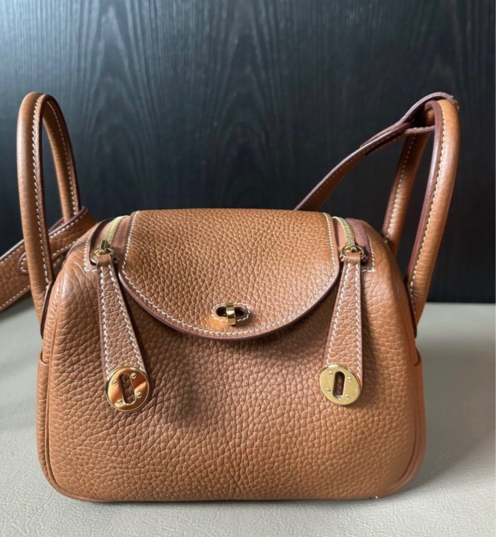 * RARE* - Gold Mini Lindy in GwH, Luxury, Bags & Wallets on Carousell