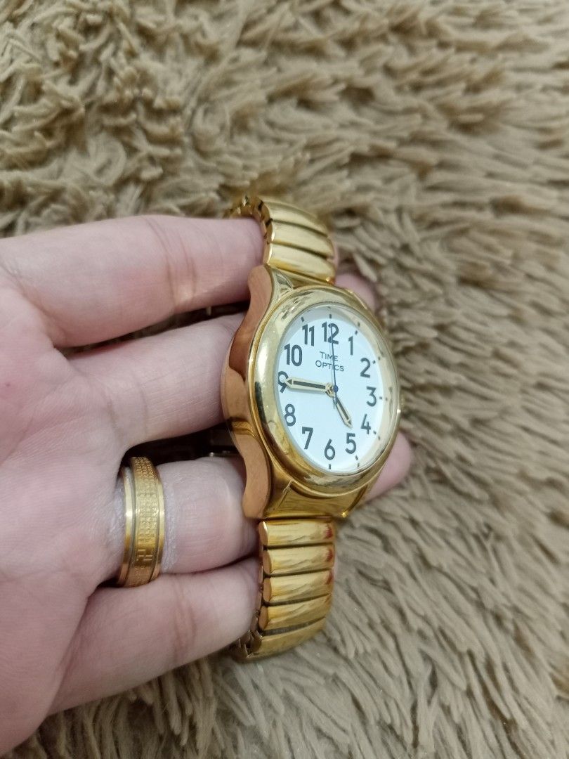 Gold Time Optics watch from US on Carousell