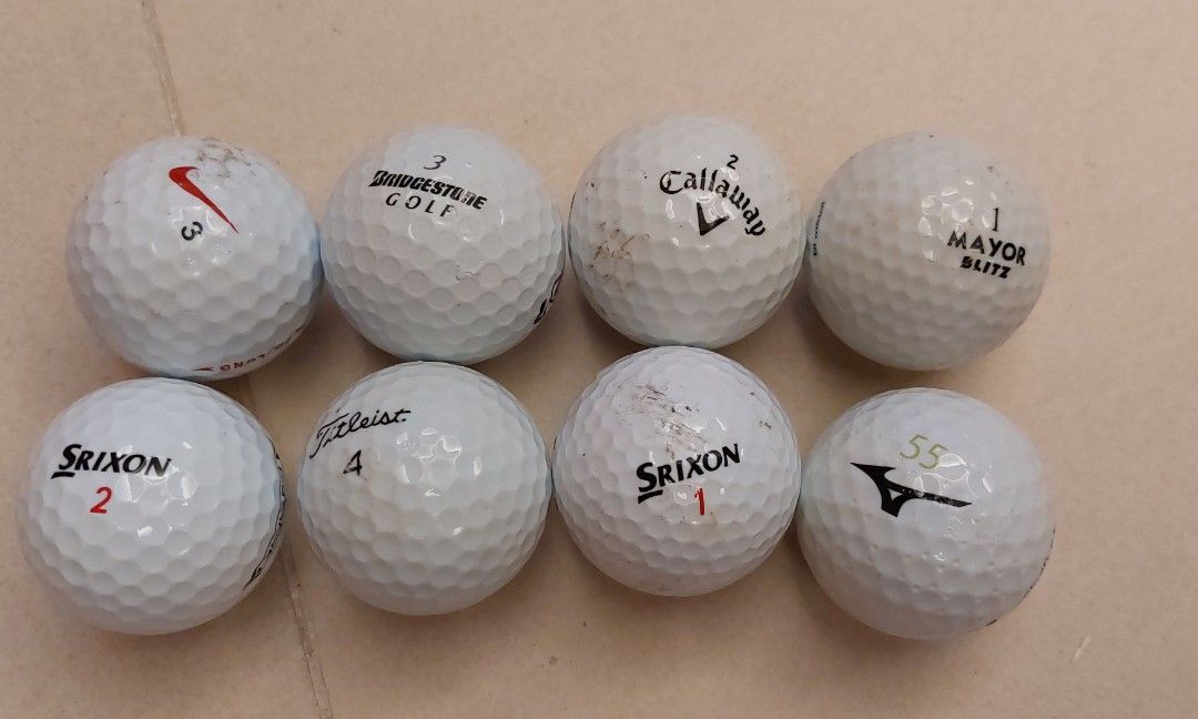 Golf ball x8, 運動產品, 運動與體育, 運動與體育 - Golf - Carousell
