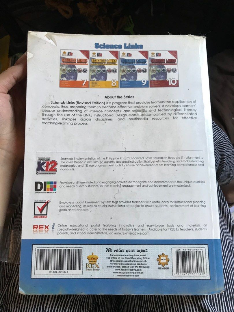 Grade 9 Science book, Hobbies & Toys, Books & Magazines, Textbooks on Carousell