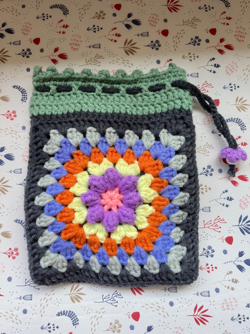 Handmade Crochet Nanny Pouch, Hobbies & Toys, Stationery & Craft ...