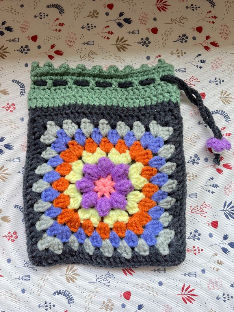 Handmade Crochet Nanny Pouch, Hobbies & Toys, Stationery & Craft ...