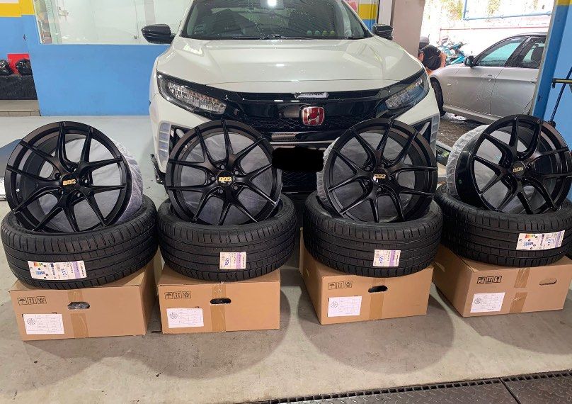 Honda Civic FC rims & tyre brand new mix and match 10th Gen civicx fc1 ...